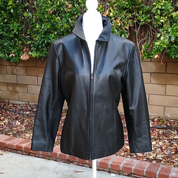 Studio Works | Jackets & Coats | Studio Works Genuine Leather Jacket In ...